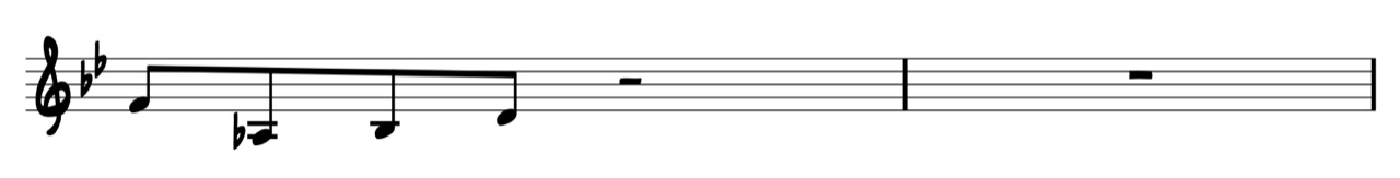 Bb7 2nd inversion pivot - Jazz Music Institute