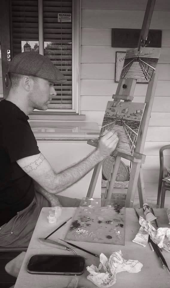 Angus painting 2016 - Jazz Music Institute